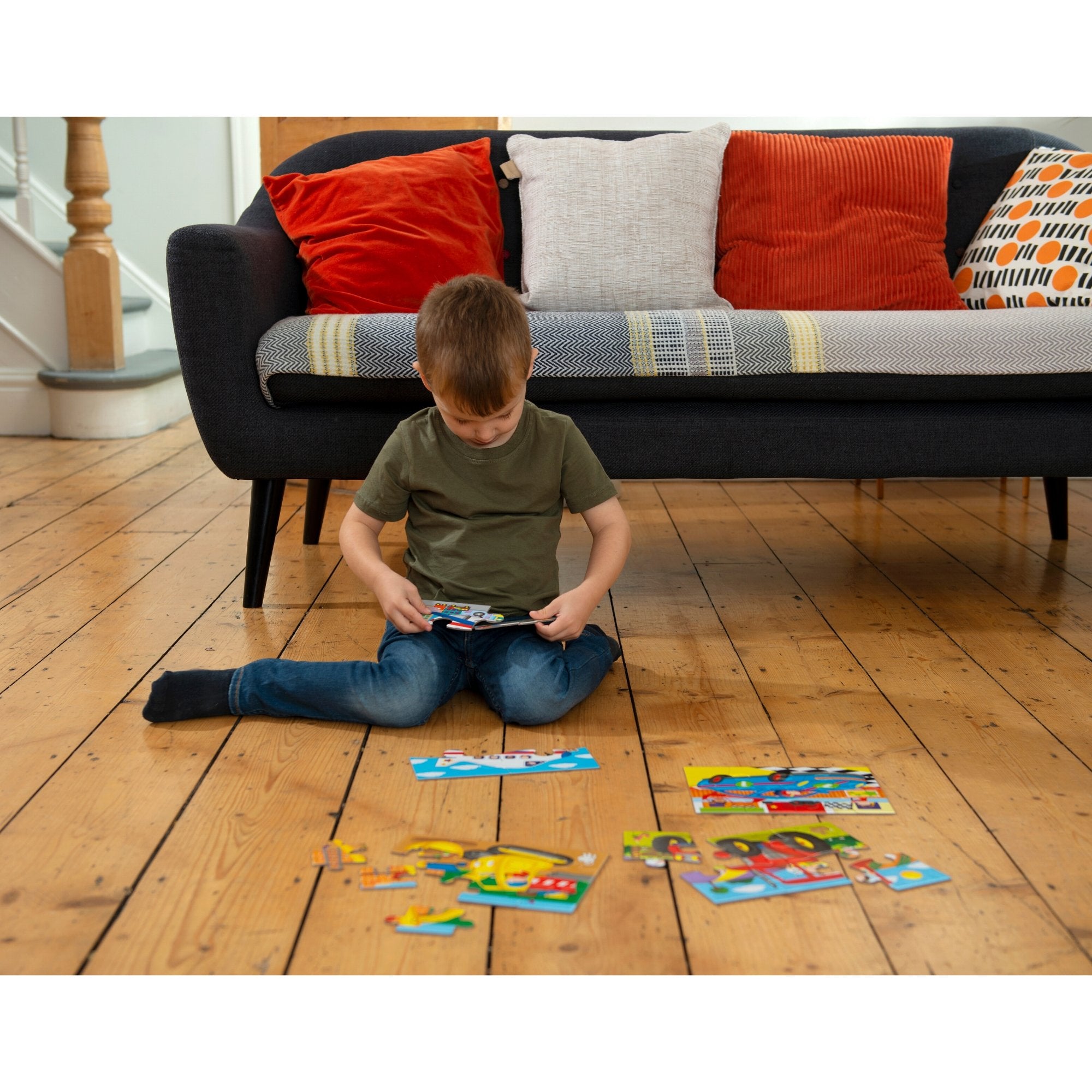 4 Puzzles in a Box - Vehicles – Galt Toys UK