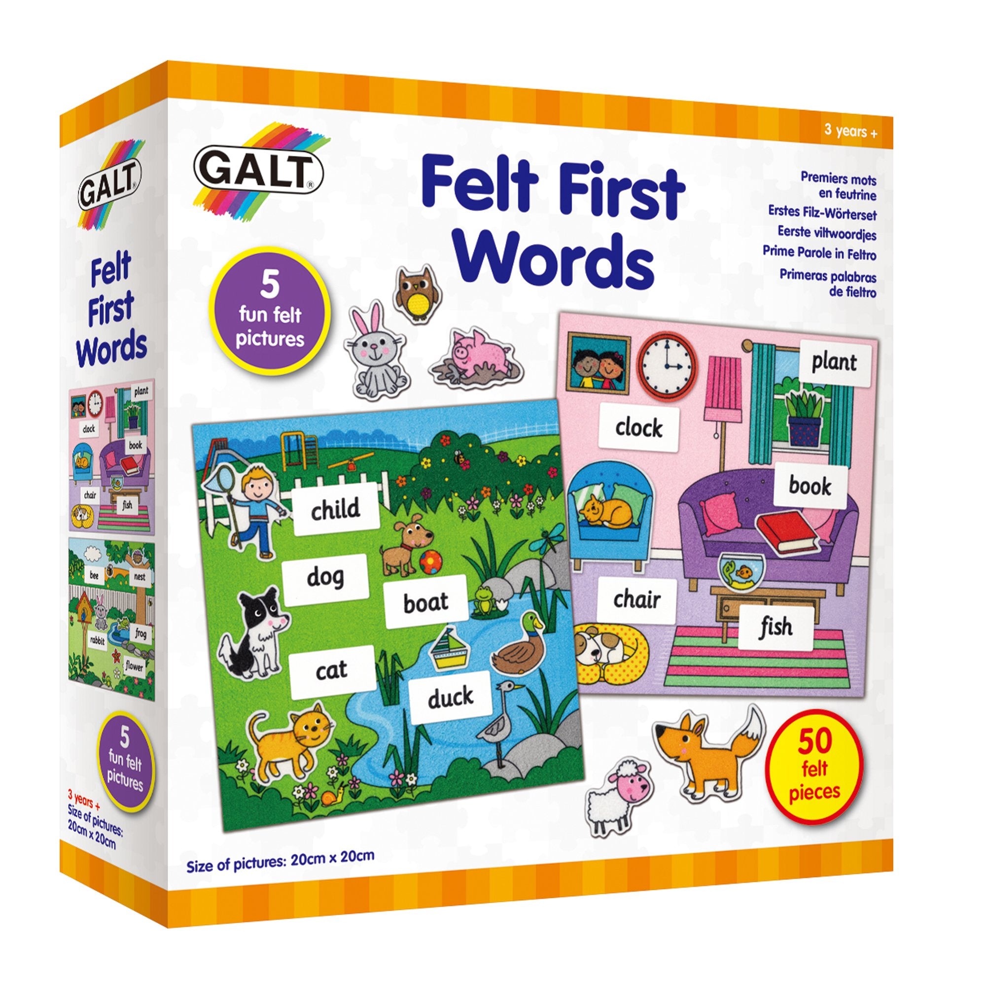 Felt First Words – Galt Toys UK