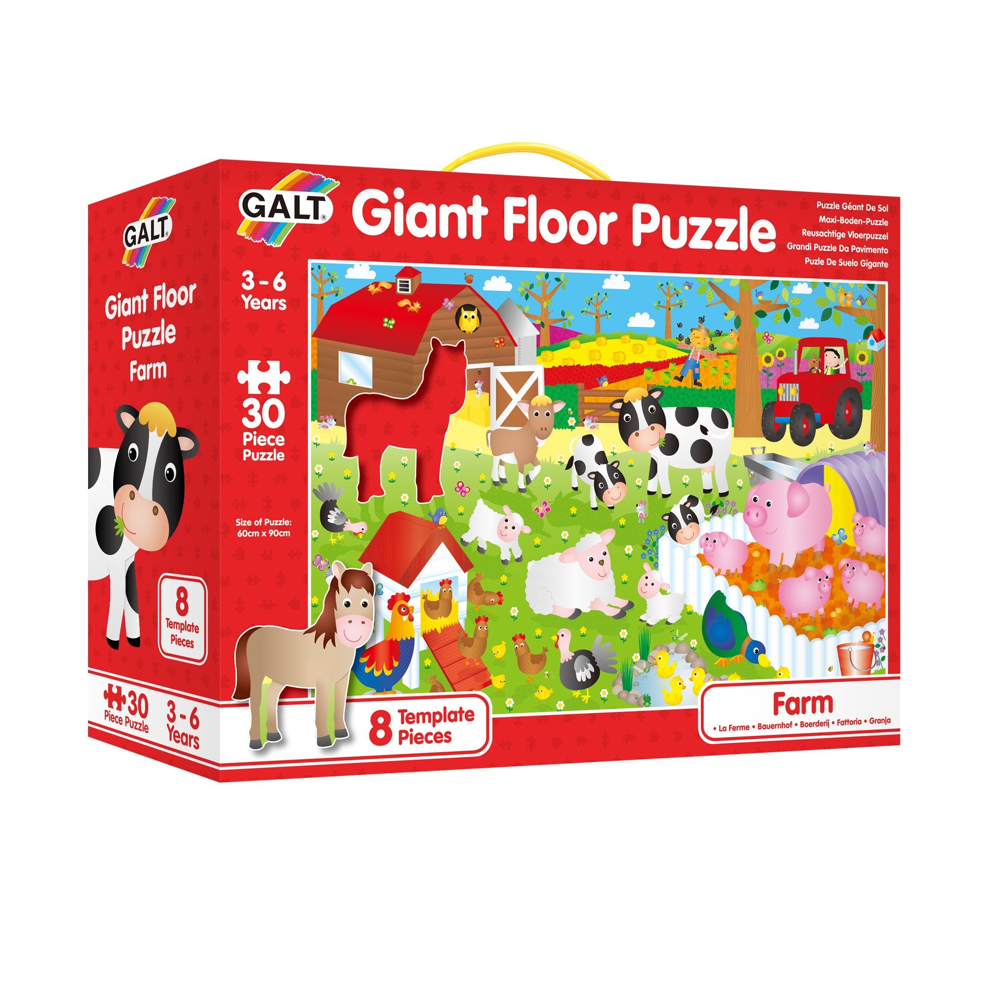 Giant Floor Puzzle - Farm – Galt Toys UK